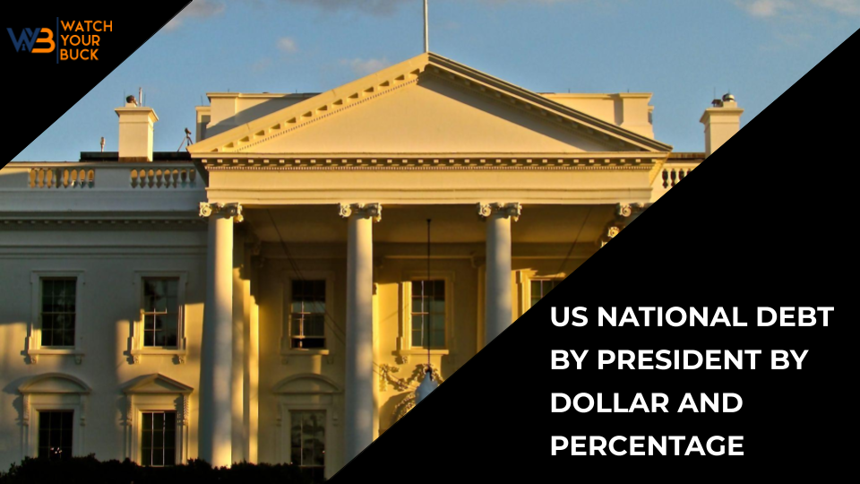 US National Debt by President by Dollar and Percentage - ProfitableVenture
